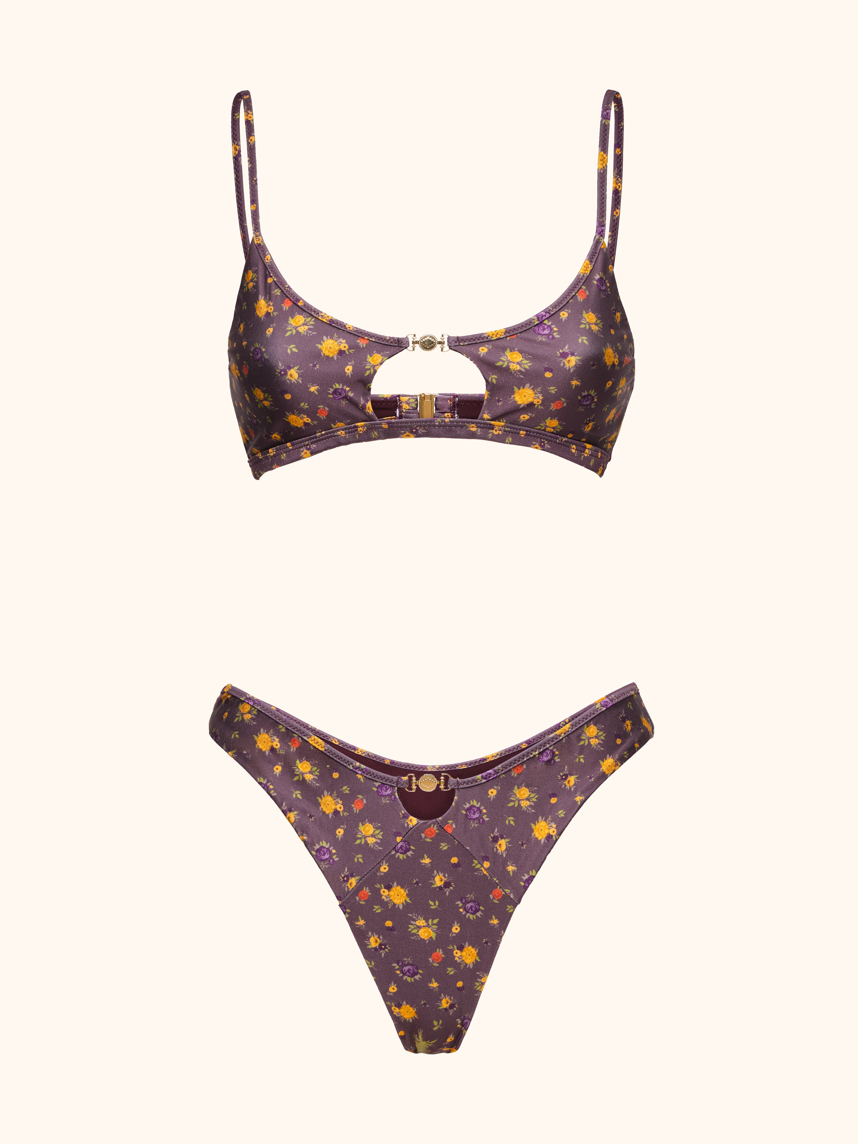 Women's Bikinis Me fui Fixed top with fixed American briefs Pattern SW ...